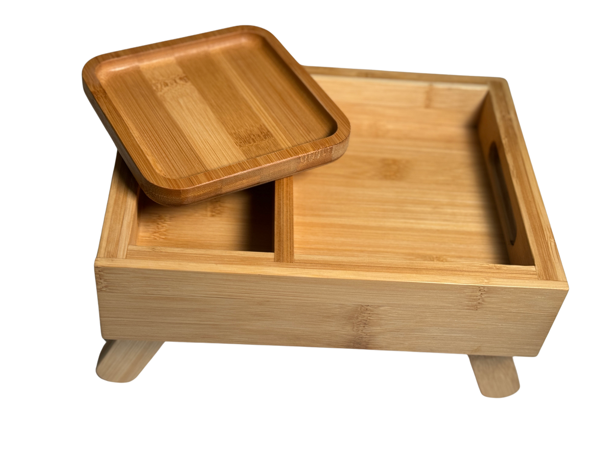 Pedicure Bamboo Tray – 2E Nail Supply