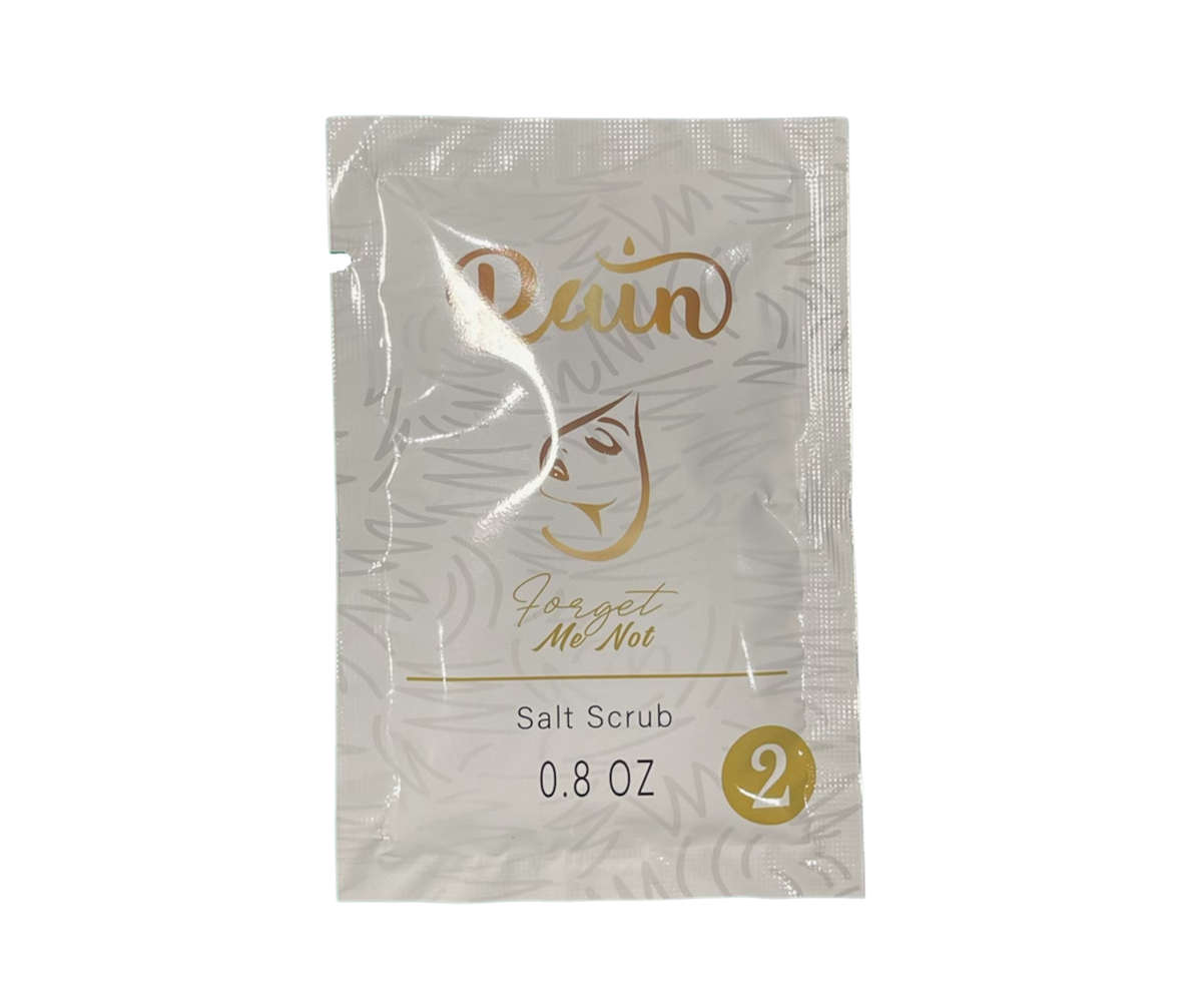 Rain Salt Scrub (400 Packs ) Out Of Stock Forget me not & Tropical Fr ...
